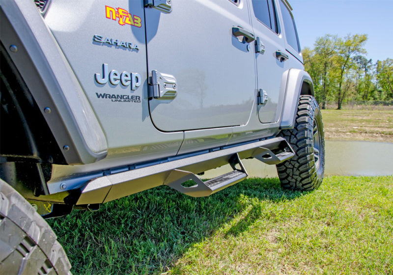 N-Fab Predator Pro Step System 2018 Jeep Wrangler JL 4 Door SUV - Tex ...