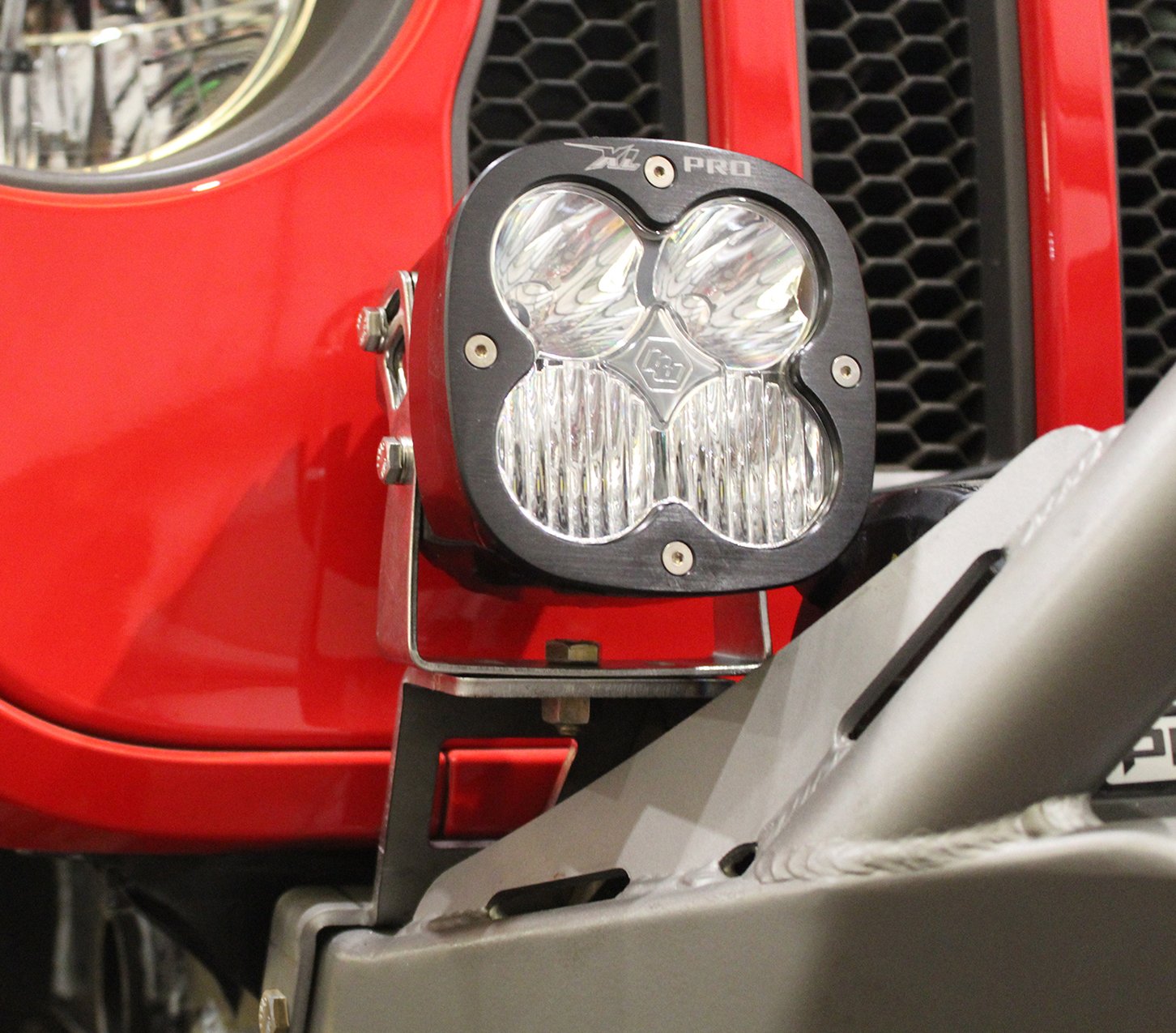 Light Bracket Mounts For Tomahawk Front Bumper On Jeep JL/JT/JK Bare S ...