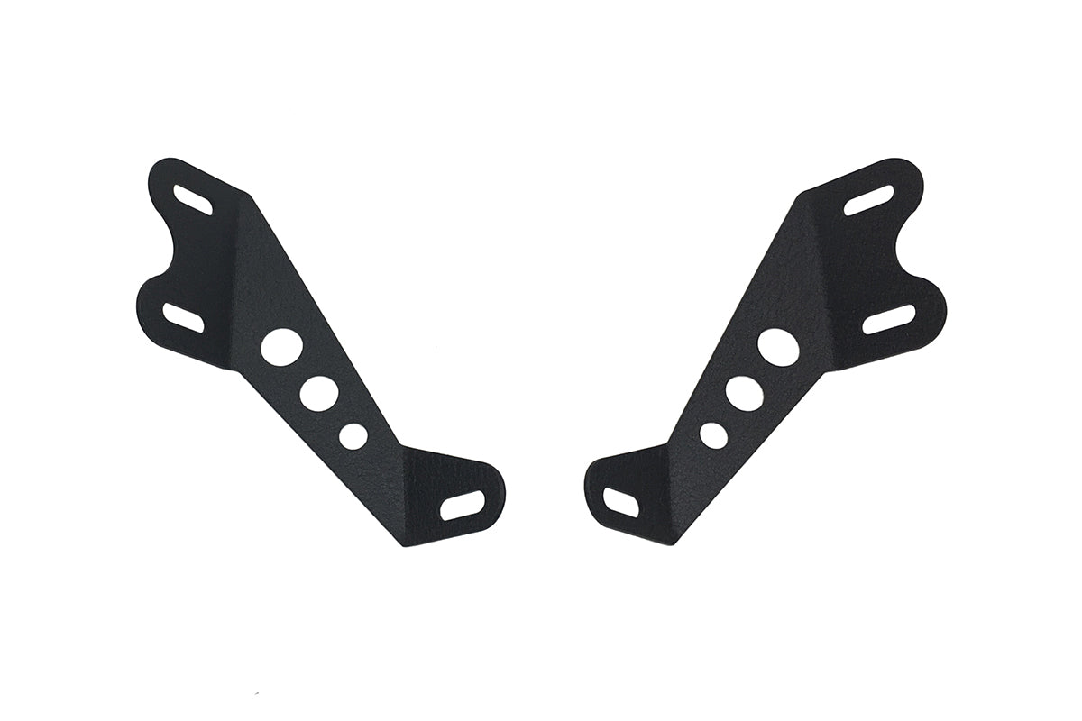 Jeep Hood Light Bar Bracket 20 Inch Black Powder coat - QBJ411 - Quake ...