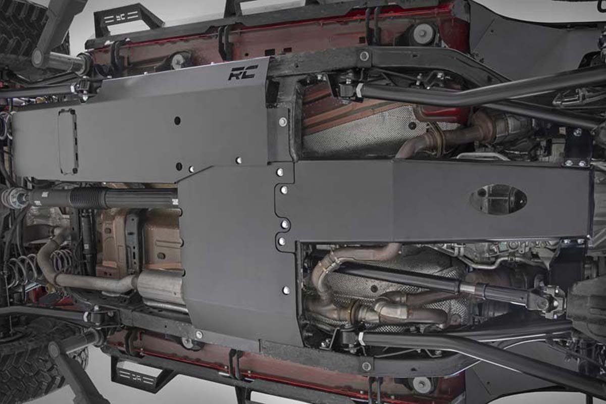Jeep Engine + Transfer Case Skid Plate System 18-19 JL Unlimited 3.6L ...