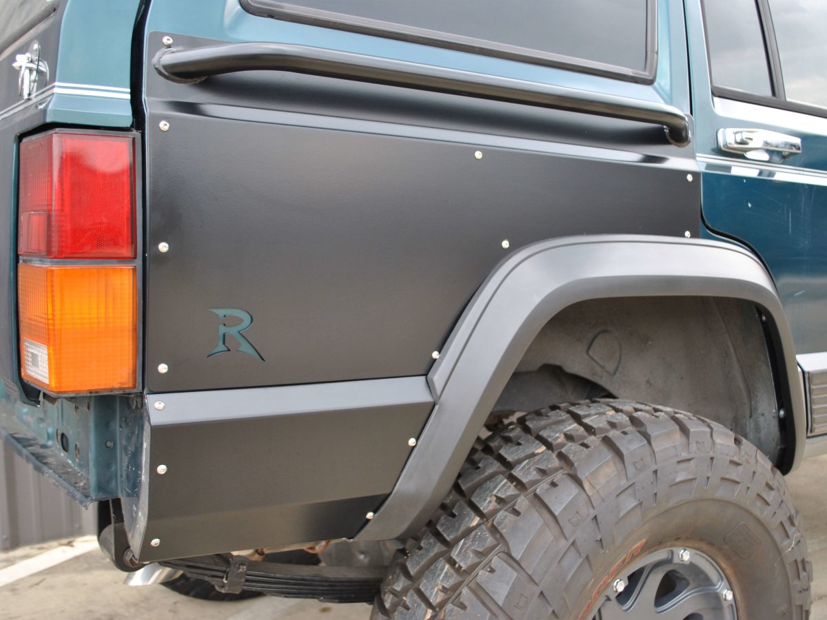 Rusty's Side Guards - XJ Rear Upper Quarter Panel Guards – JeepHut Offroad